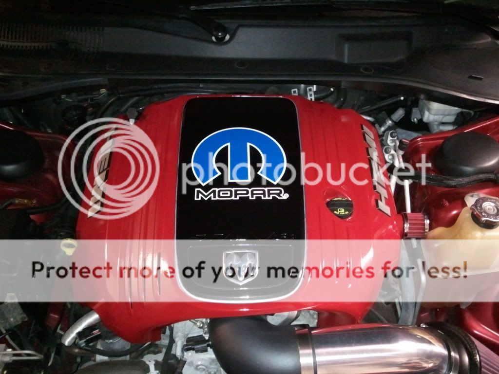 Vinyl decal on engine cover? | LX Forums Forum